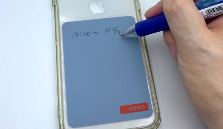 【wemo ウェアラブルパッドタイプ レビュー】 何度でも書けて貼れるメモ | プロガジ